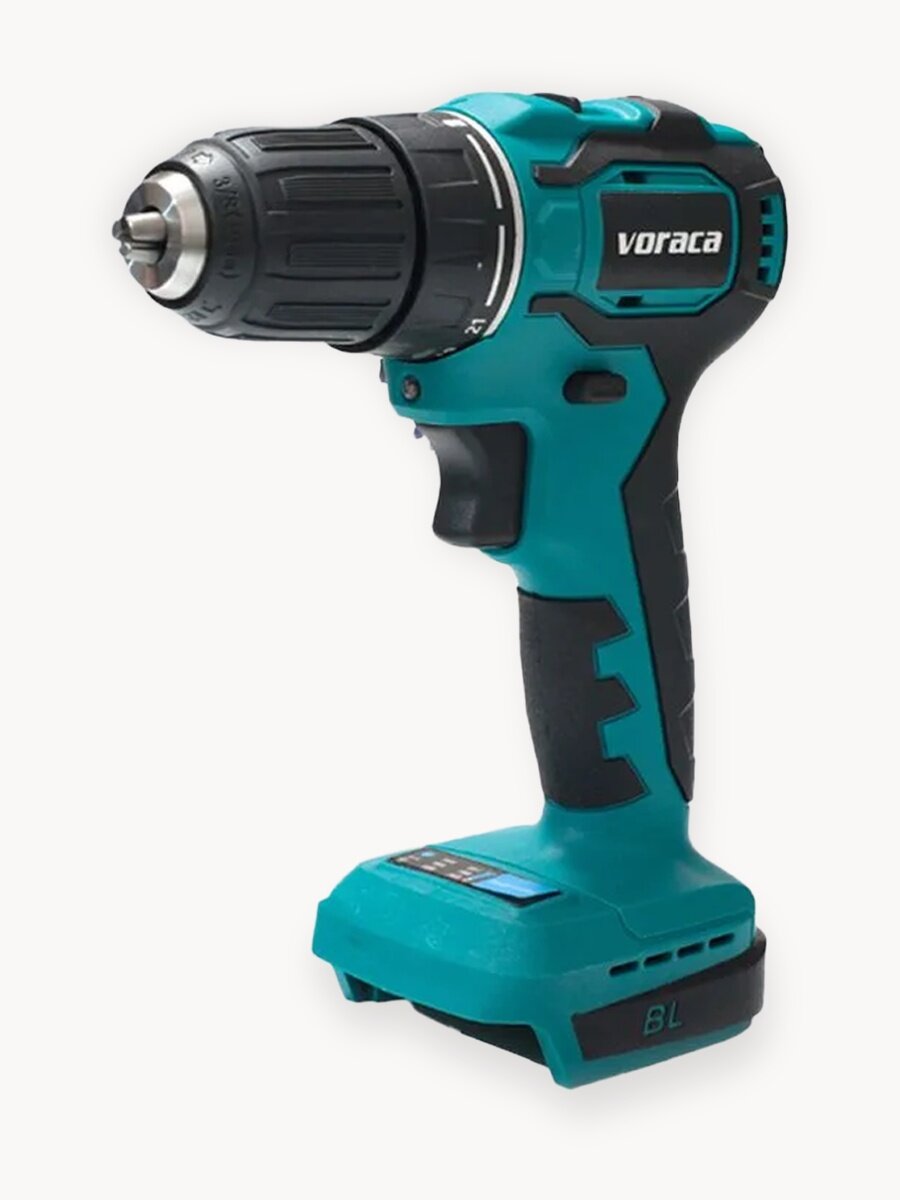 Аккумуляторная дрель-шуруповерт с крутящим моментом до 90 Нм для аккумуляторов 21 В, без АКБ и ЗУ