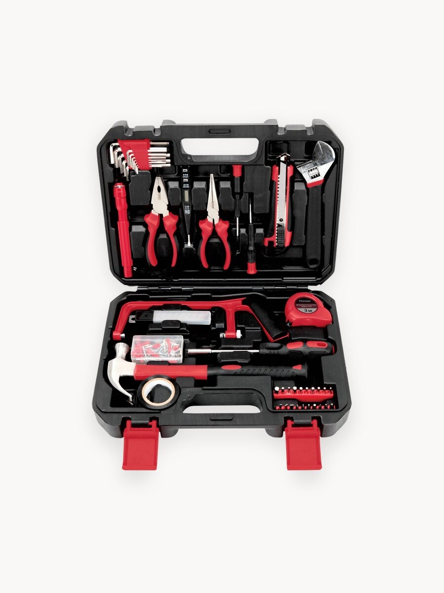 Набор инструментов для автомобиля и дома TS-136-01, комплект 136 предметов, в кейсе, для ремонта