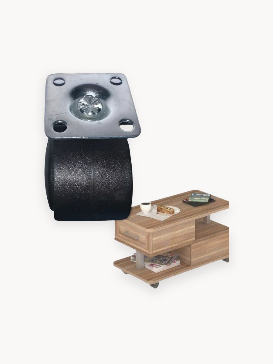 Колесики для негабаритной мебели, для журнальных столиков, тумбочек, стульев, игрушек, универсальные, 4 шт