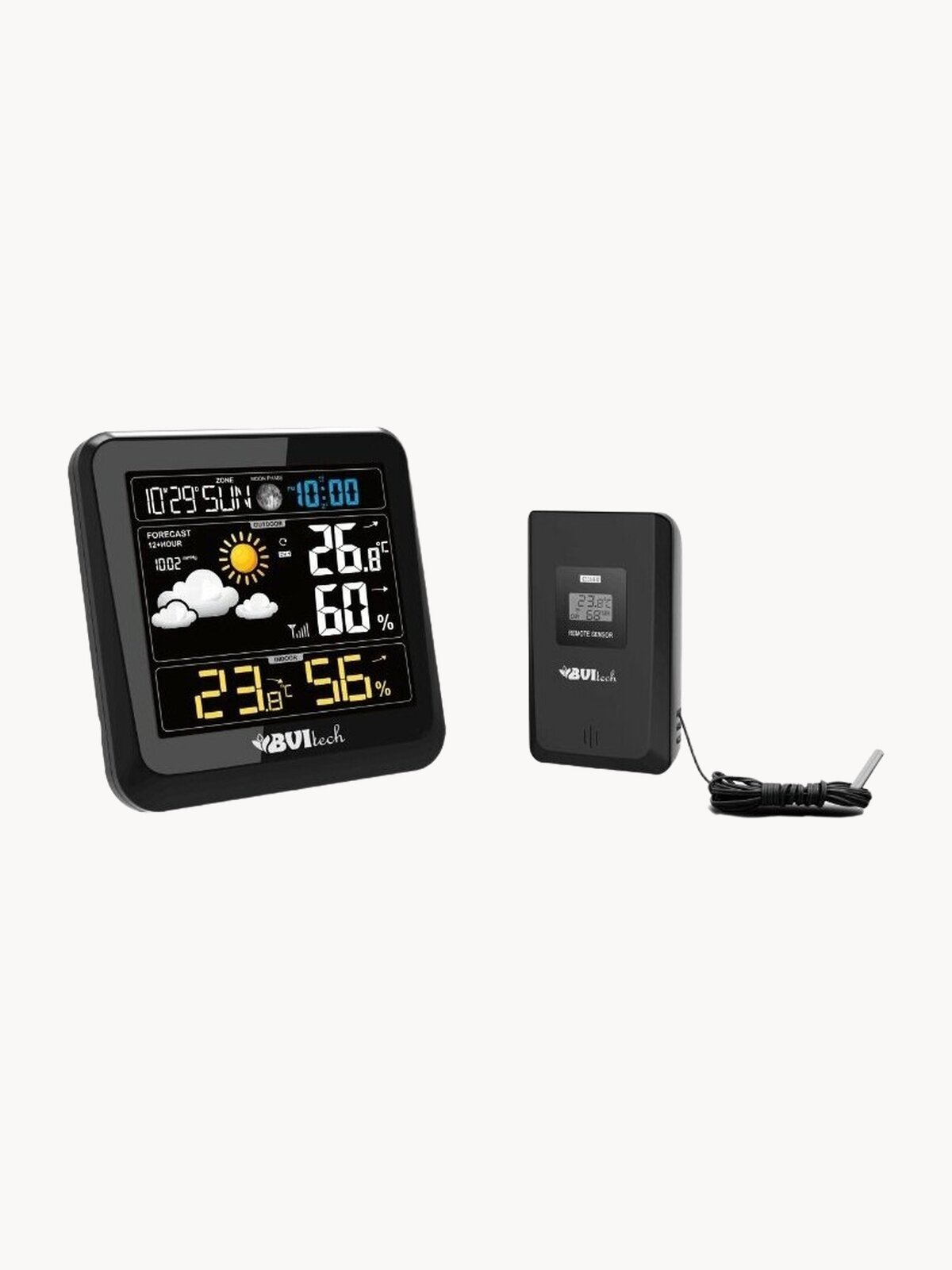 Метеостанция BVItech BV-641, черный