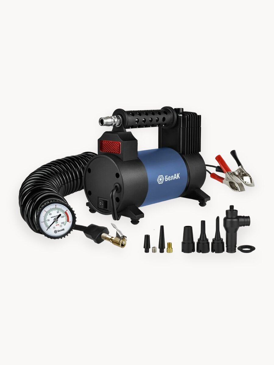 Компрессор автомобильный 12V 55 л/мин, БелАвтоКомплект БАК99352