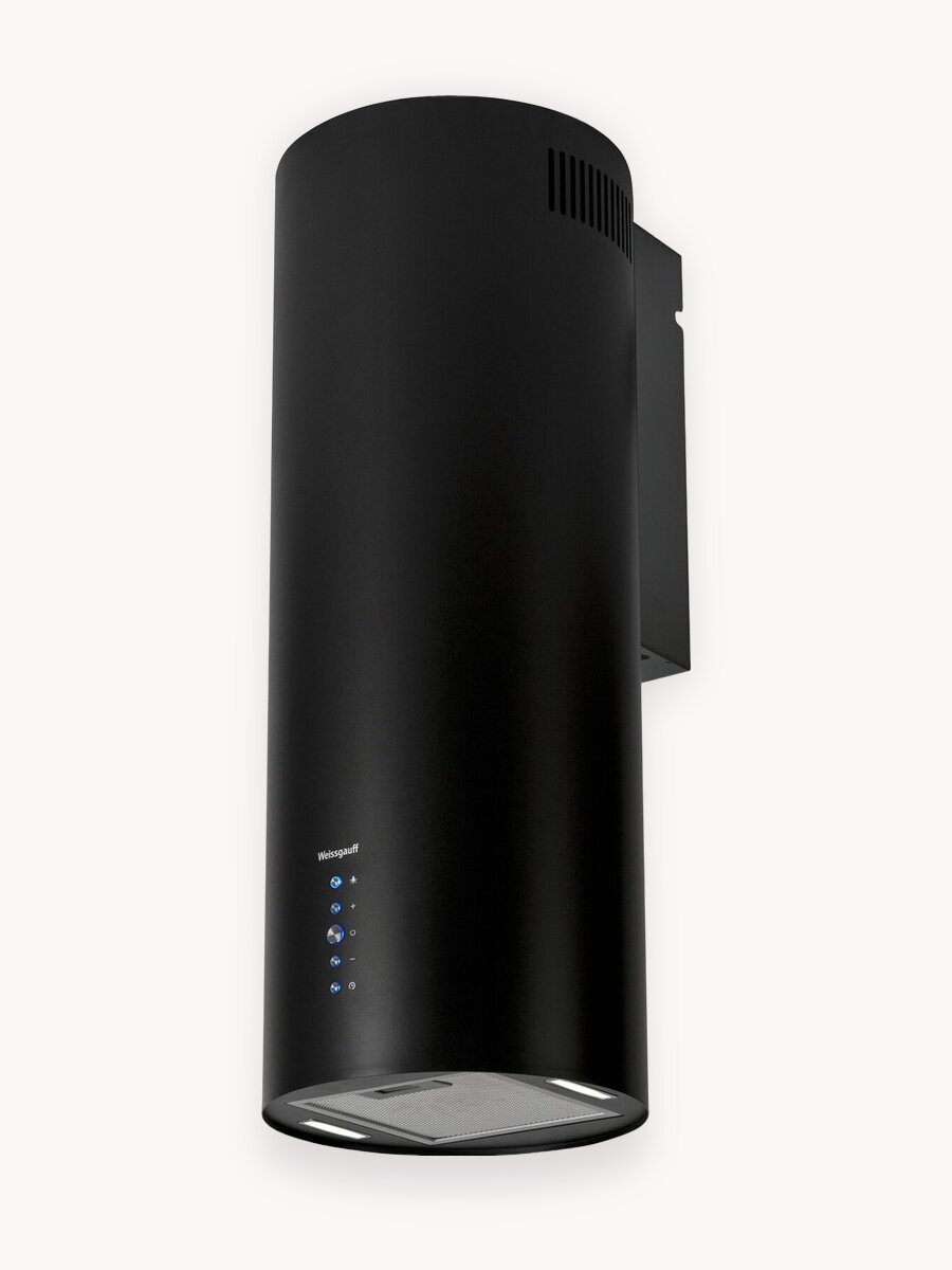 Вытяжка цилиндрическая пристенная Weissgauff Gracia BL, Алюминиевый жировой фильтр, Низкий уровень шума