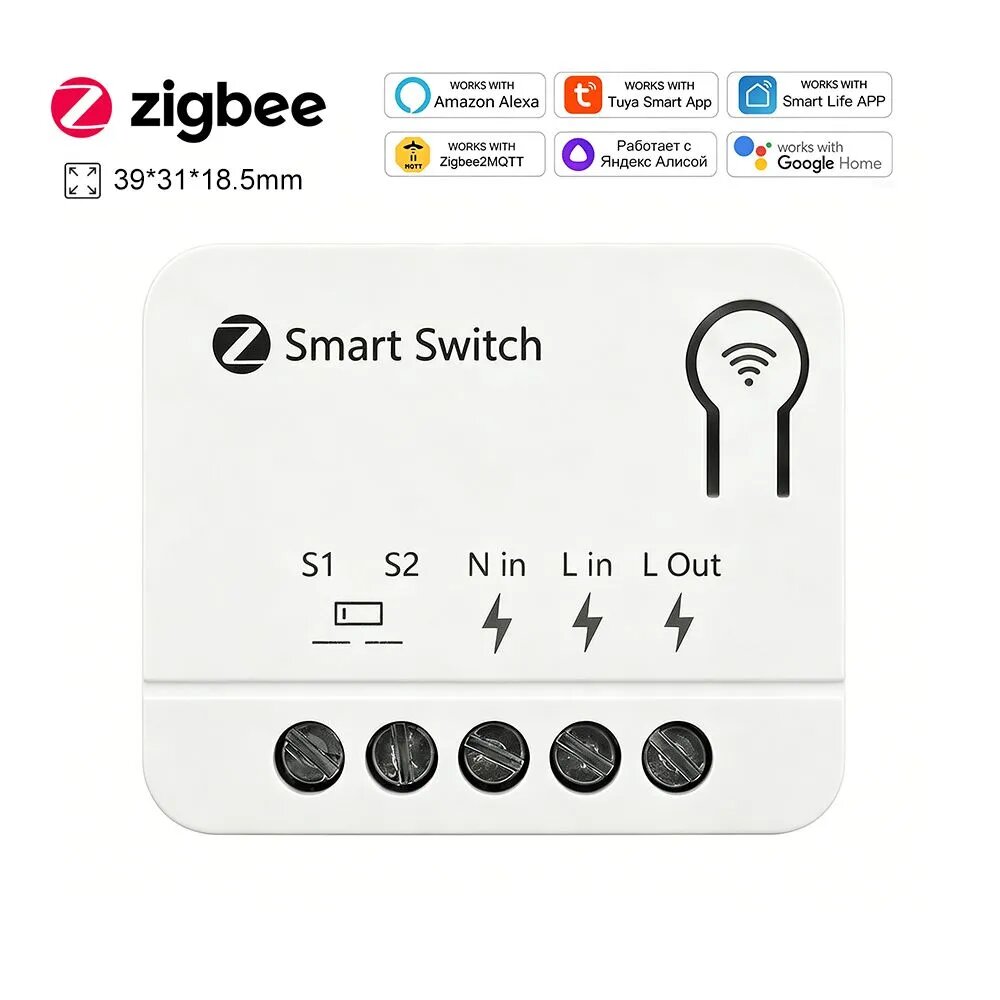 Умное реле Zigbee с Алисой, Zigbee2mqtt, smartlife