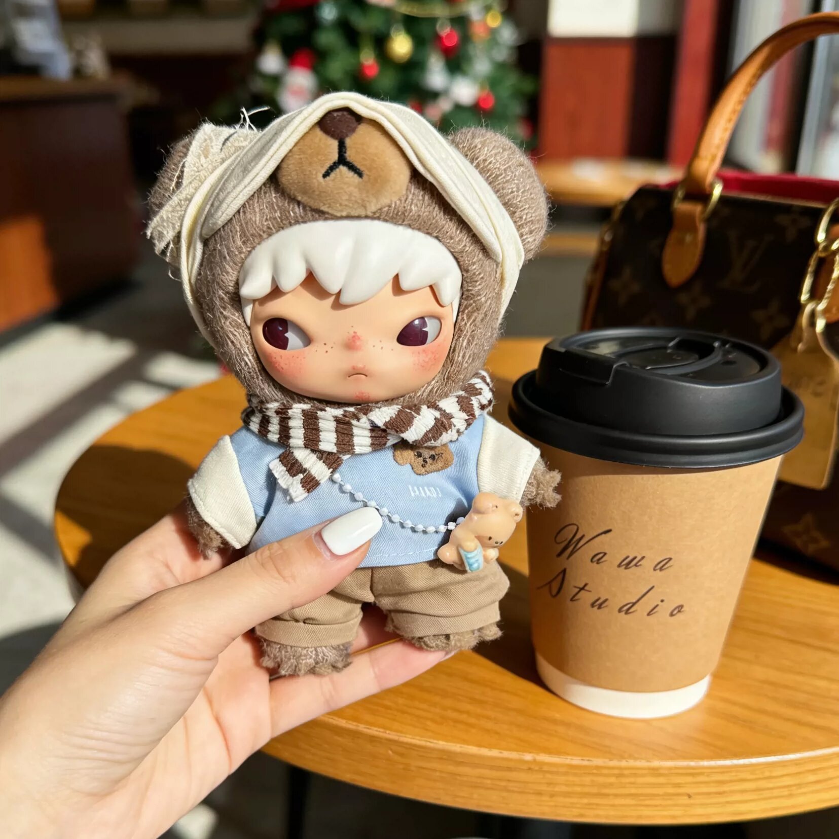 Кукла Hirono Road Diary 17 см из винила, плюшевая игрушка-сюрприз, одежда для кукол в рабочем стиле [Только детская