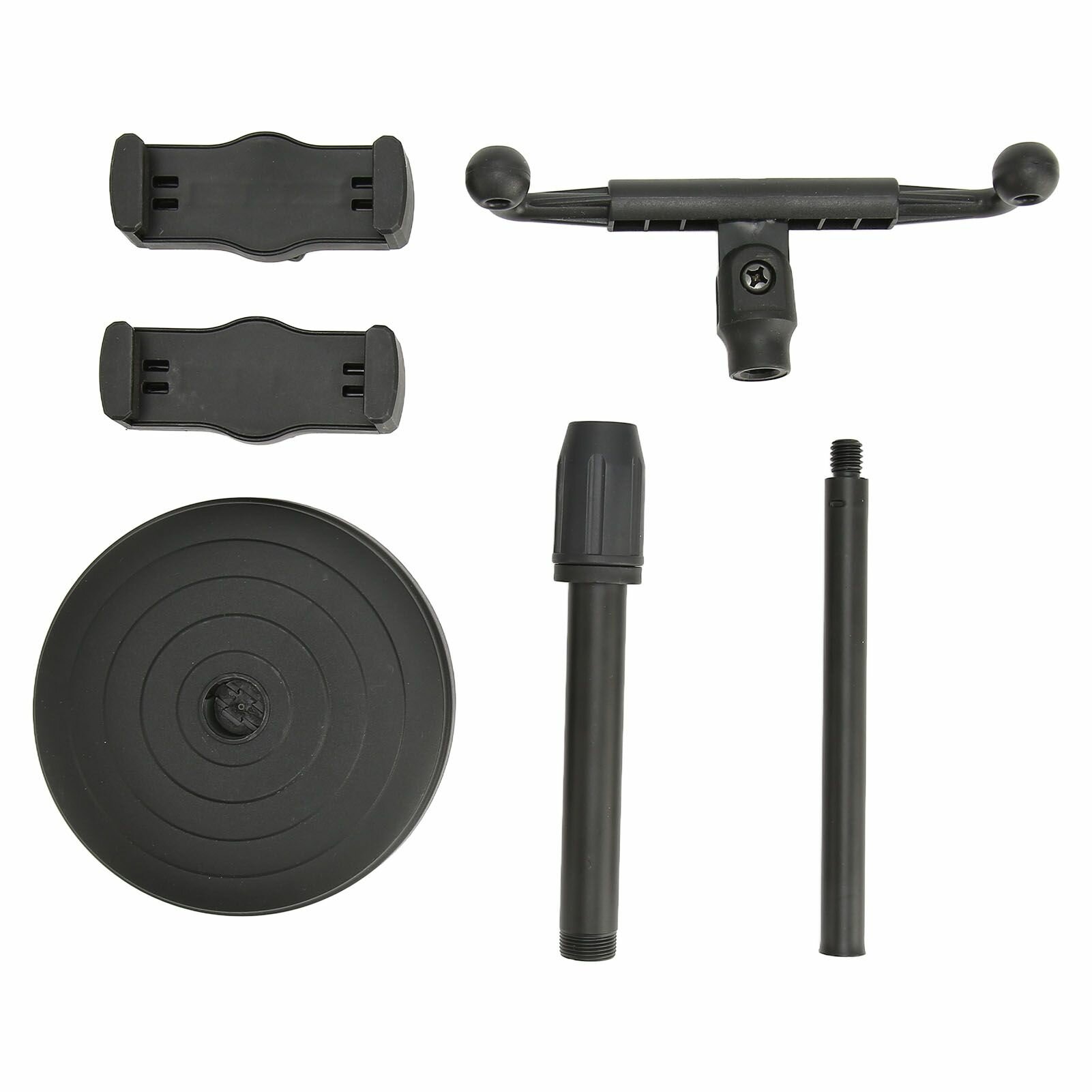 Подставка для мобильного телефона, регулируемый по высоте и углу наклона держатель для телефона, настольная подставка, совместимая с двумя телефонами шириной от 6 до 10 см