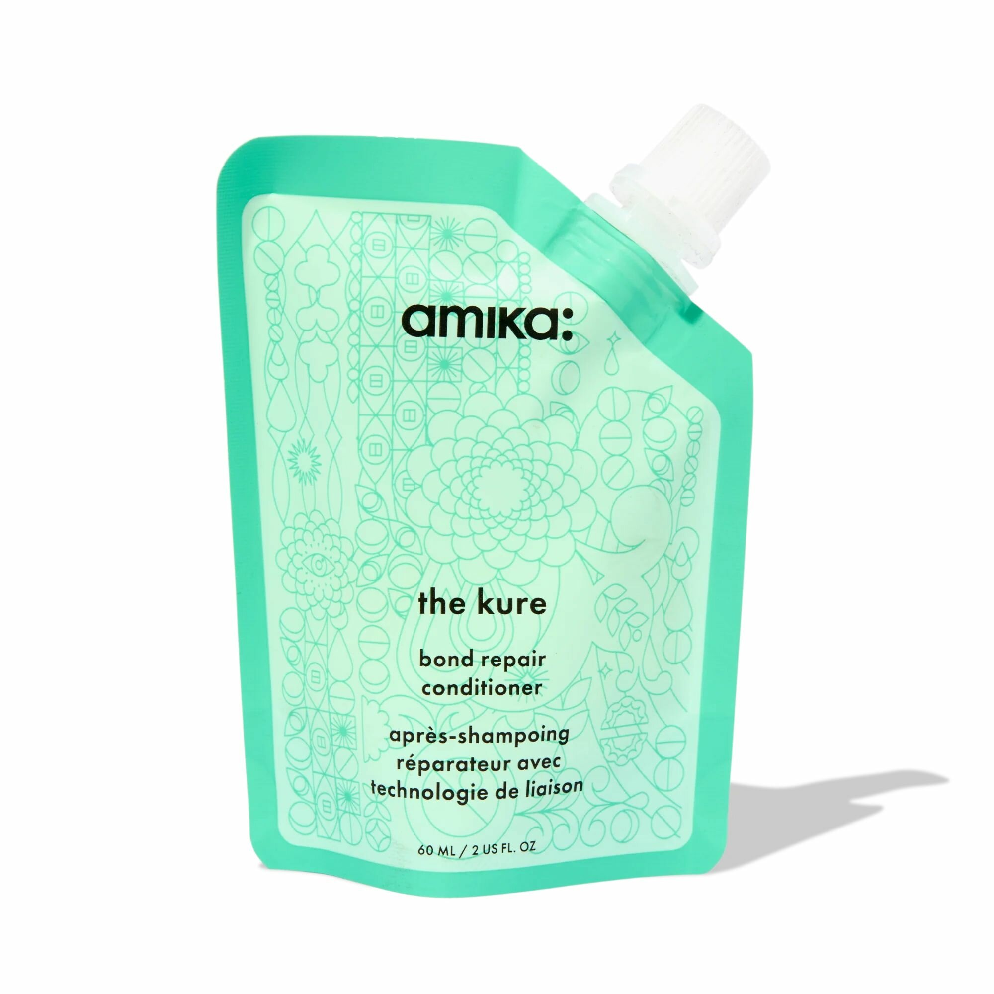 Восстанавливающий кондиционер для поврежденных волос (мини-формат) AMIKA the kure strength repair conditioner 60ml