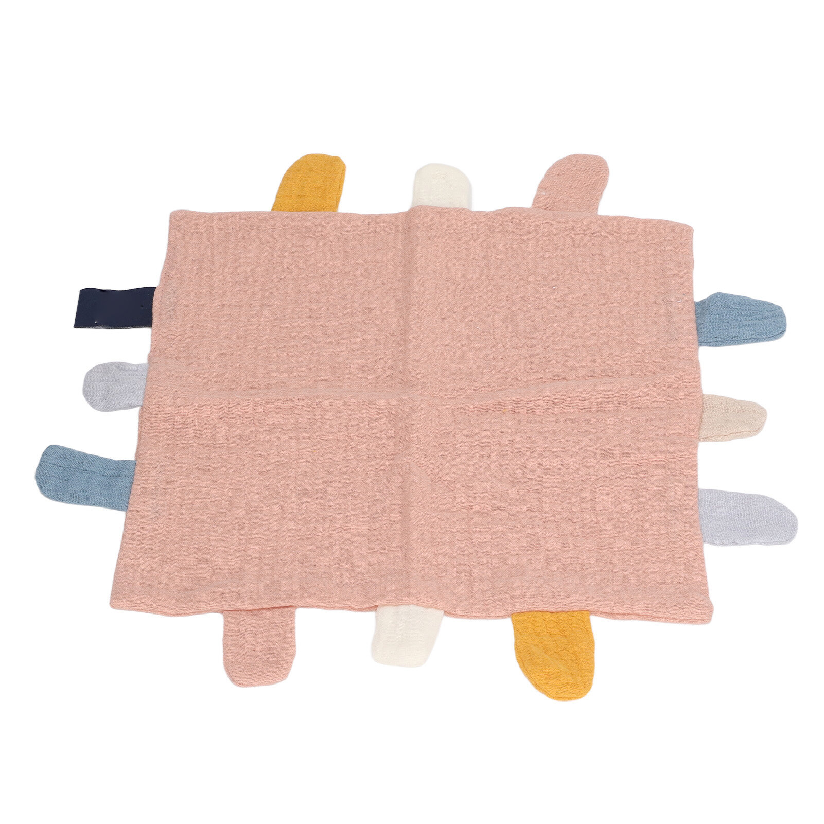 Мягкое детское одеяло-игрушка для успокоения и снятия тревожности, из дышащего хлопка, розовое, для нежной кожи ребенка
