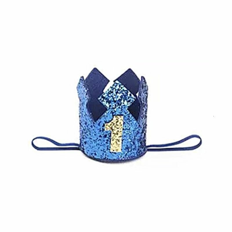 Блестящая Корона На День Рождения-Синий 1