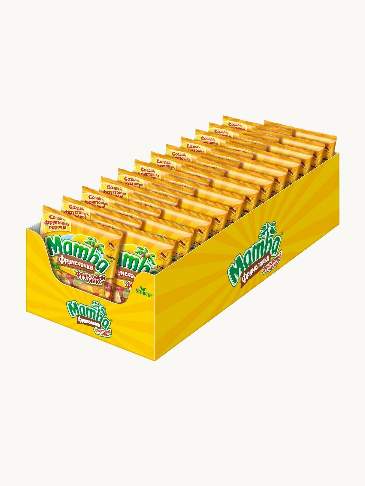 Mamba Фрумеладки Фруктовый микс 72 гр. (24 шт. в коробе)