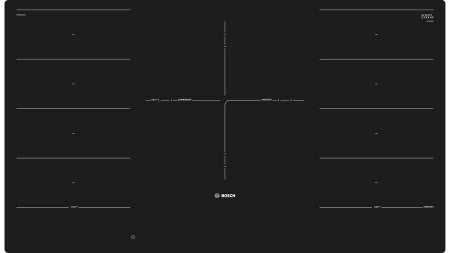Варочная панель индукционная Bosch PXV901DV1E, черный