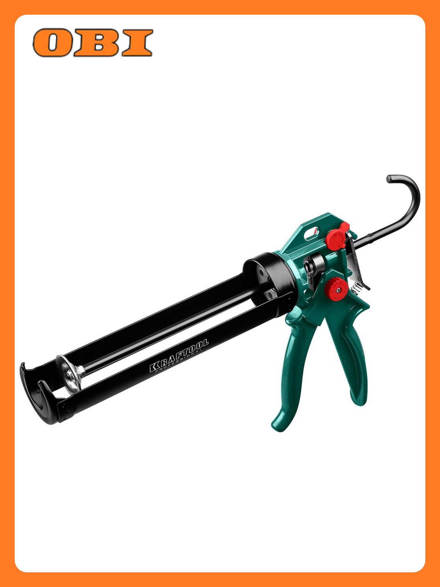 Пистолет для герметика Kraftool, поворотный, скелетный, 310мл