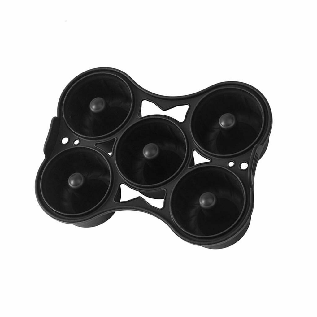 Силиконовая форма для 5 пончиков, Черный