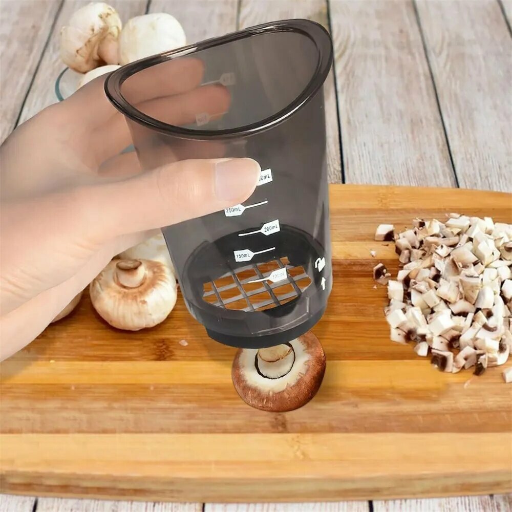 Набор для нарезки фруктов и овощей с мультифункциональной формой для кубиков, инструментом для удаления сердцевины клубники и слайсером для грибов