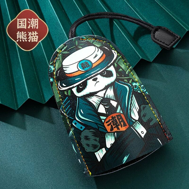 Организатор для приборной панели с мультяшным пандой - стильный аксессуар с китайским дизайном для универсального авто