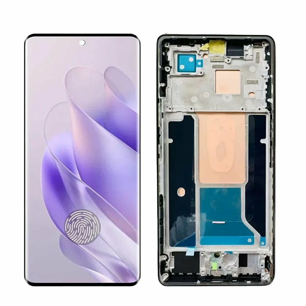 (AMOLED) Дисплей(экран) для Infinix Zero 30 4G X6731B (Инфиникс Зеро 30) в сборе с тачскрином рамкой(Оригинал)