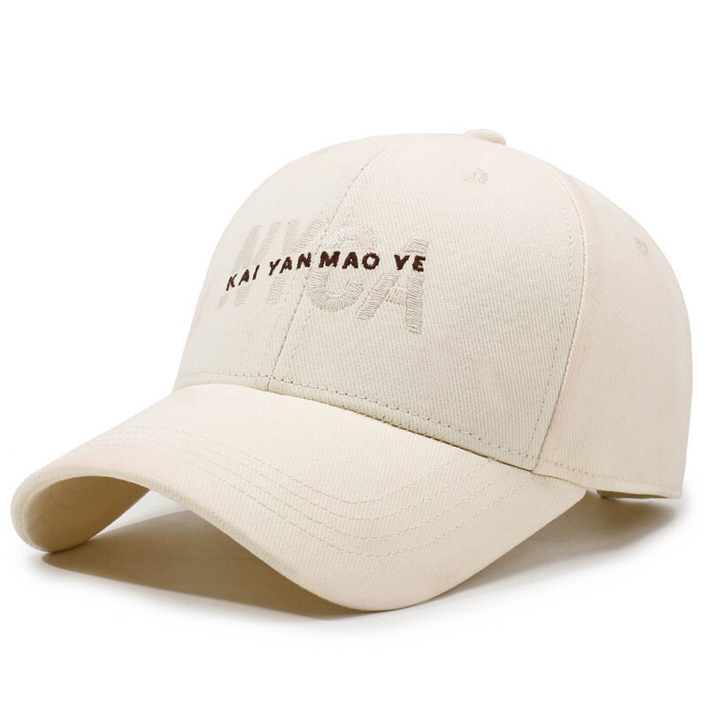 DIY бейсболка женщинам отдыха защита от солнца жесткий хлопок вышивка букв / K-407