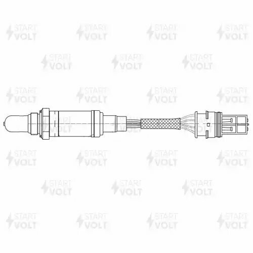 Лямбда-зонд L=750 mm Mazda 3 1.4 03>/MPV II 2.0 00-02, Mitsubishi Colt V 1.3/1.6 96-00
