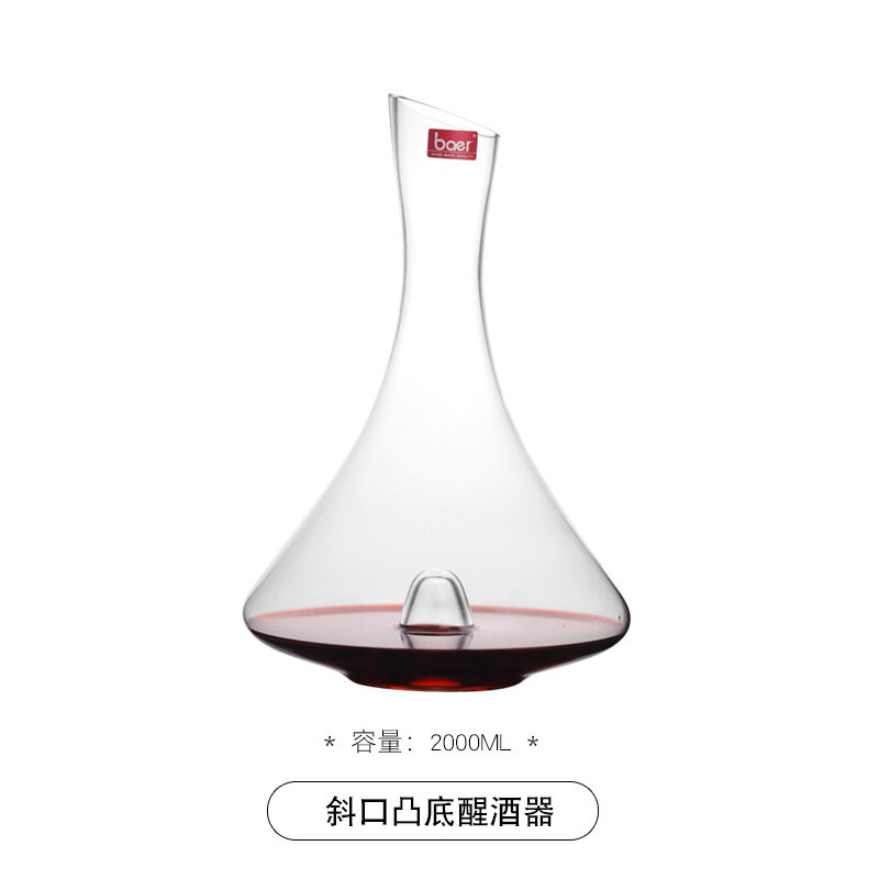 Кристаллический стеклянный декантер Bell Baer для дома, быстрый диспенсер для вина, европейский стиль, набор для вина