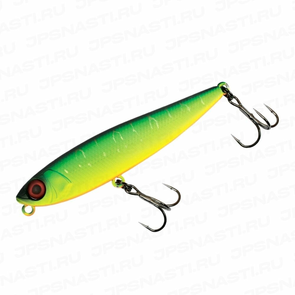 Японский волкер для рыбалки Jackall Chubby Pencil 55, 3.1 г, matt tiger / Воблеры на жереха / Поверхностные приманки для ловли хищника