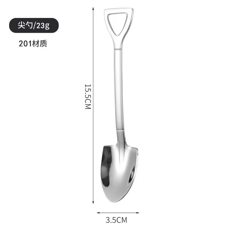 304 нержавеющая сталь лопата ложка Лопата отечественная творческая ложка для арбуза десертная ложка для мороженого