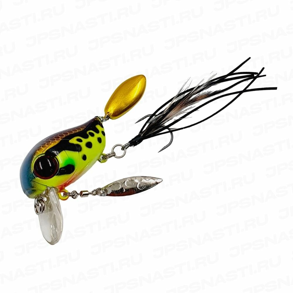 Японский поверхностный воблер на голавля Micro Tappy 54, 4.8 г, dokugaeru / Рыболовные приманки для ловли хищника / Воблеры на жереха