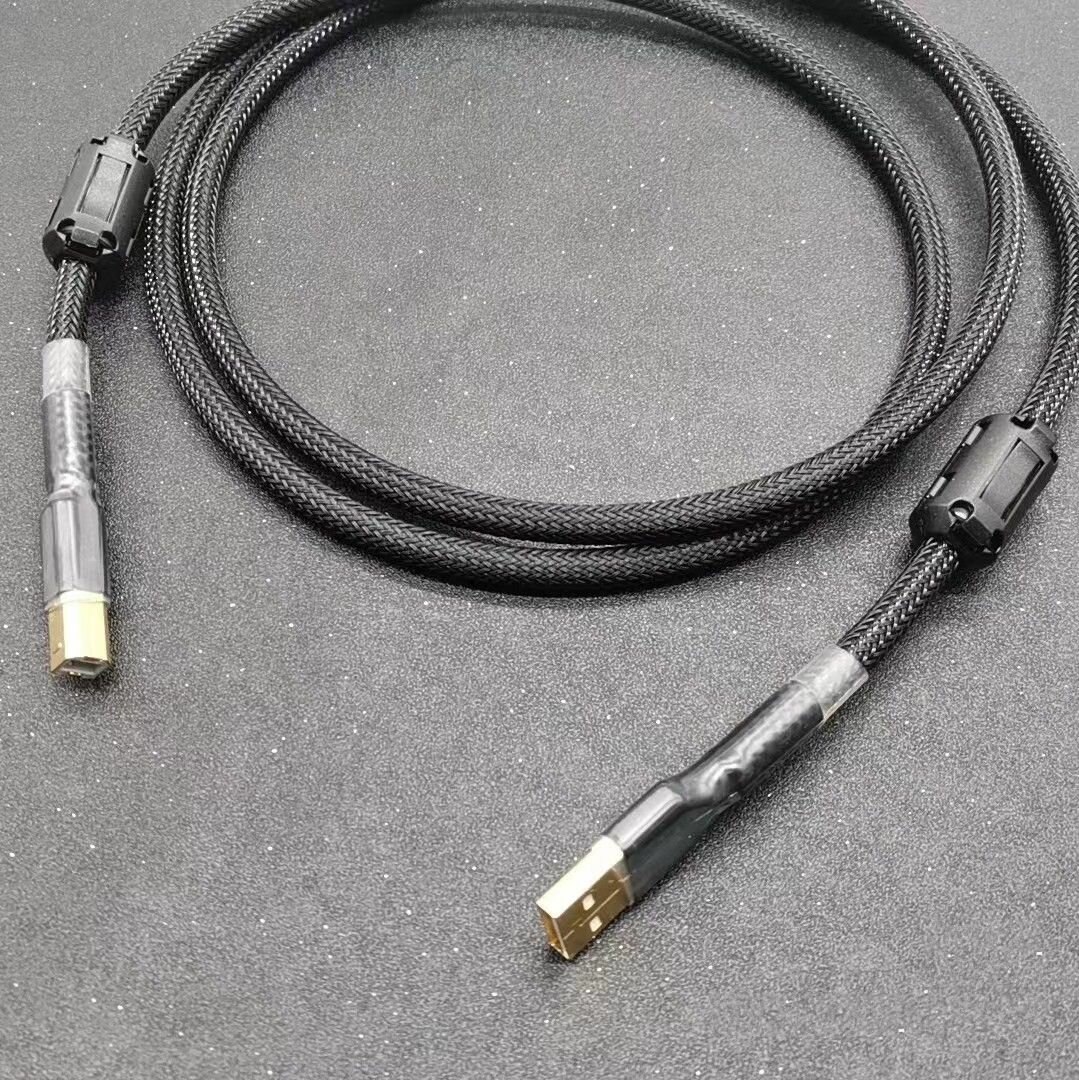 CANARE Кабель для подключения периферийных устройств USB 2.0 Type-A/USB 2.0 Type-B, 3 м, черно-серый