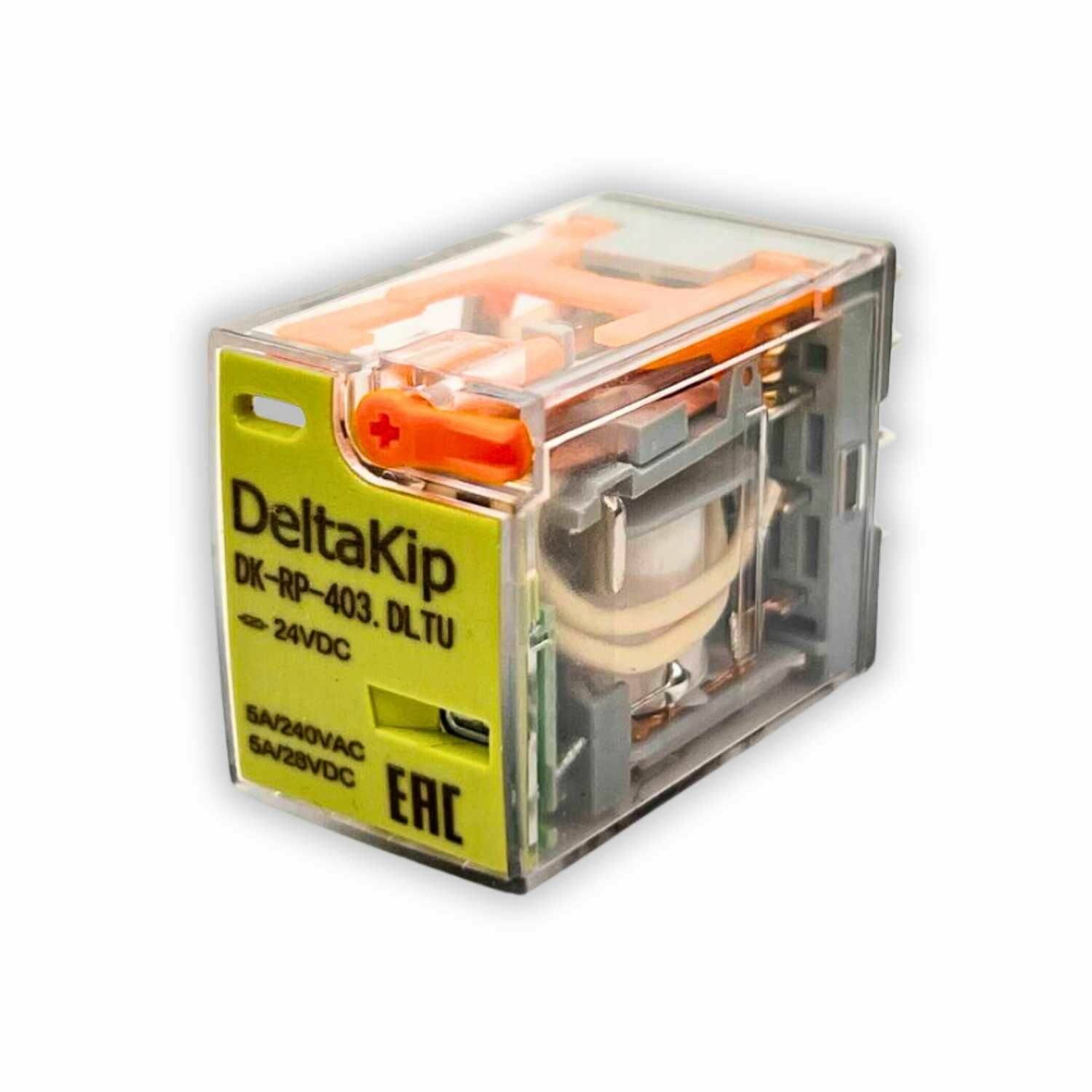 Промежуточное реле DELTAKIP DK-RP (403. DLTU, 4 конт, 24V DC) DK-K0000003