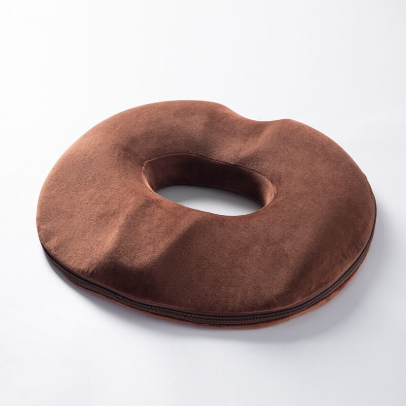 Подушка от геморроя, офисная подушка, полая дышащая подушка для ягодиц, популярная красивая подушка для ягодиц и копчика в форме пончика