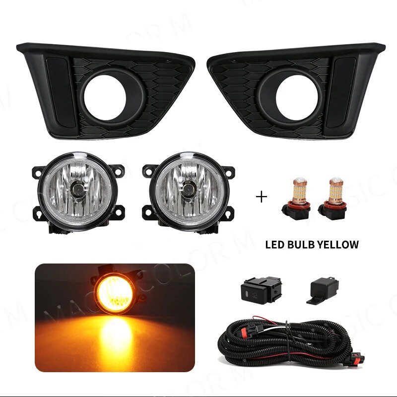 Honda Fit JAZZ 2014-2017 Светодиодные Противотуманные Фары DRL Дневные Ходовые Огни С Релейной Проводкой, Бампер