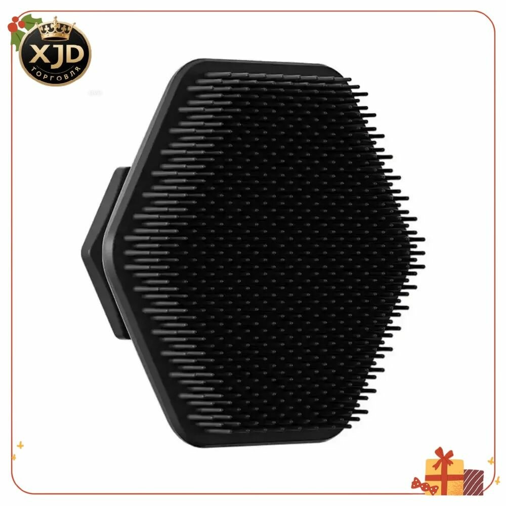 Инновационная миниатюрная щетка из силикона для премиального массажа и глубокого очищения кожи при бритье