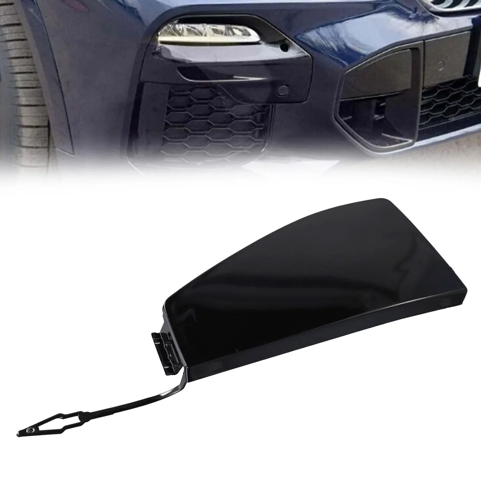 Автомобильные аксессуары, крышка фаркопа, крышка фаркопа для M Sport, передняя правая 51118069237, крышка фаркопа бампера для BMW G05