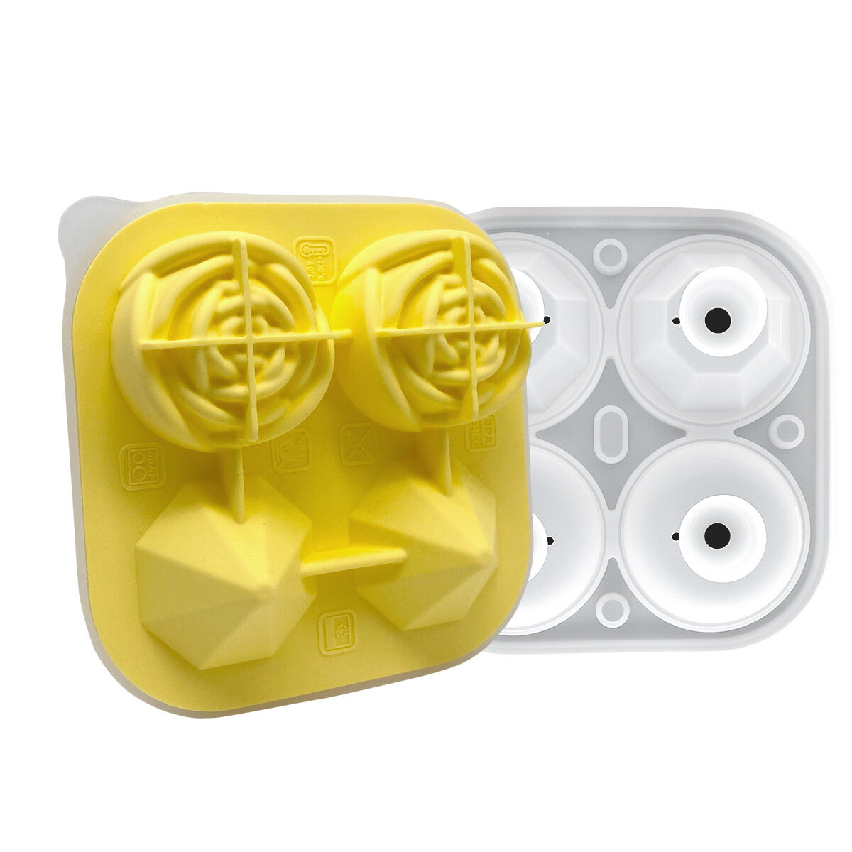 Силиконовая форма для льда, форма для кубиков льда, форма для ледяных шаров, ледяной контейнер, форма для мороженого в виде медведя, розы, цветка и маски для лица, кухонные принадлежности