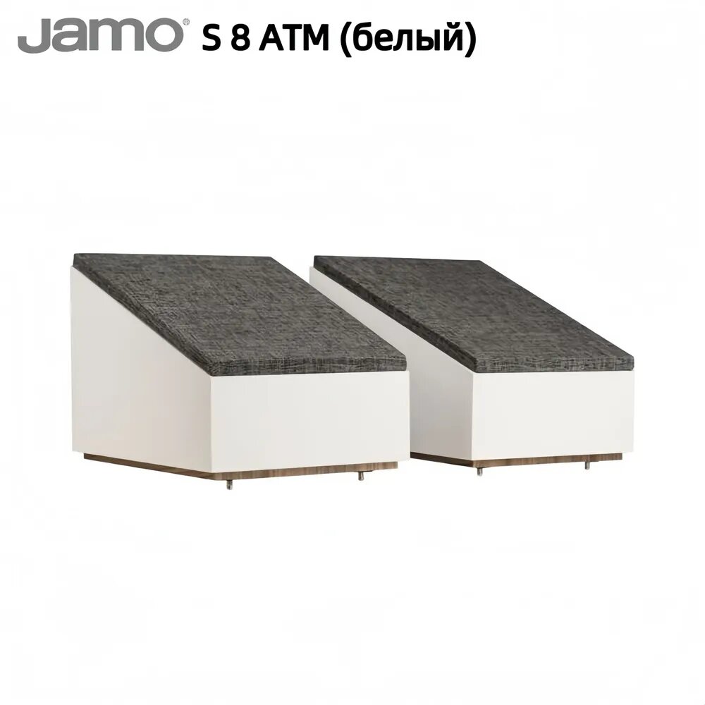 Акустическая система объемного звучания Dolby Atmos JAMO S8 ATM поддерживает динамики серии S8, максимальная мощность 100 Вт, белый