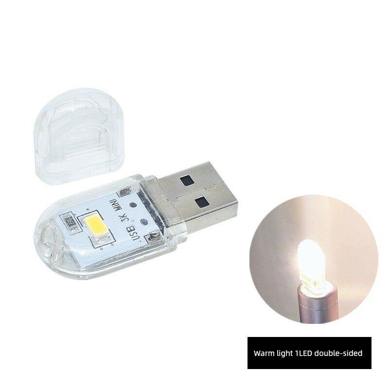 Мини-настольная лампа для компьютера, мощная USB-лампа, ночник с функцией повербанка, светодиодный фонарь высокой