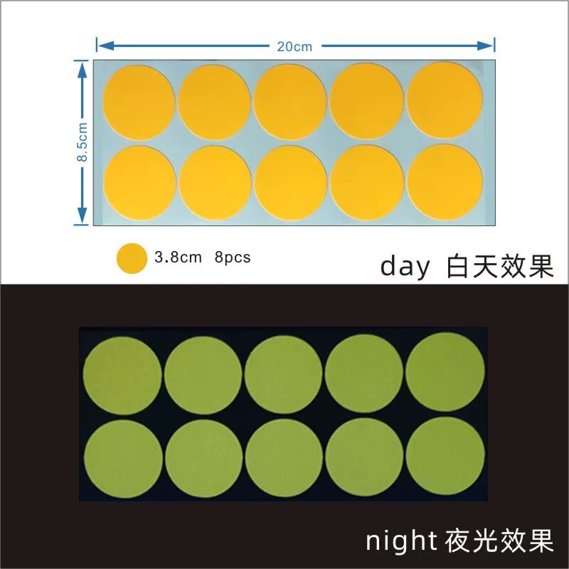 Светящиеся наклейки на стену в виде звезд и луны для детских комнат и украшения стен спальни, самоклеящиеся, постоянно