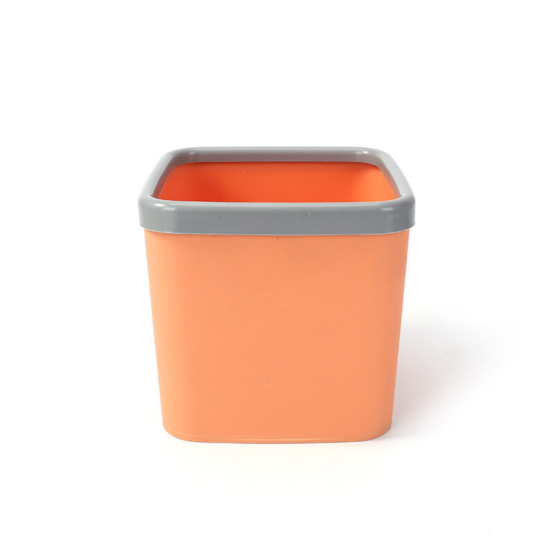 Производитель квадратного домашнего настольного маленького мусорного ведра для кофейного стола, кабинета, гостиной, мини-корзины для мусора без крышки, оптовая продажа