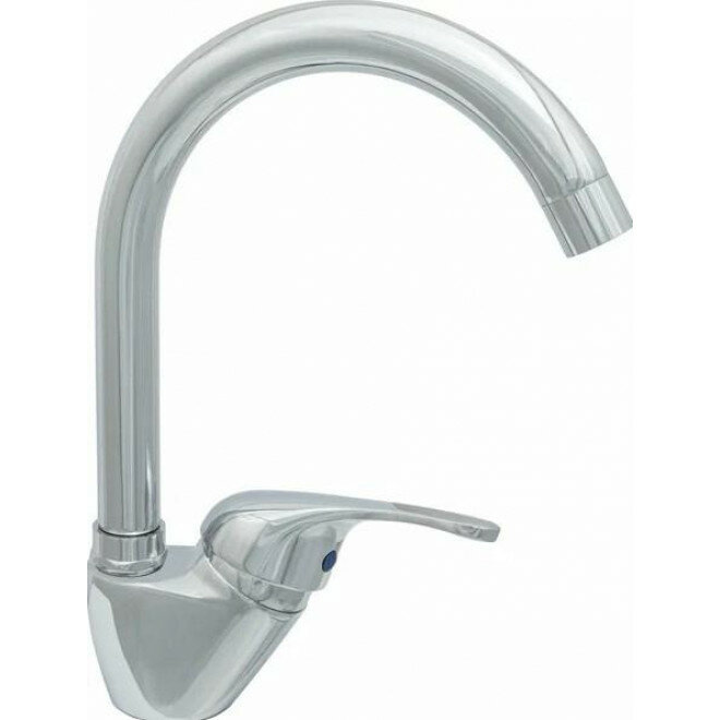 Смеситель кухня однорук утка ЦС-СМ 27/2г ЭКО М42 круглый излив D24 Н-220 ЦС