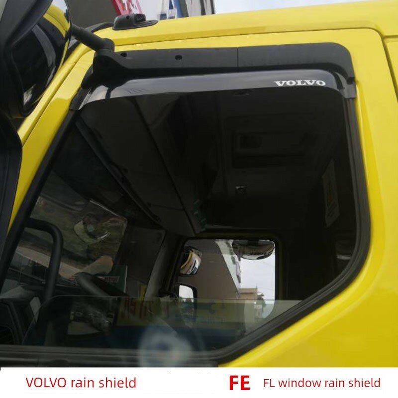 Новый дефлектор (ветровик) для грузовиков Volvo FH, FM, FE, FMX – аксессуар для модификации Черная пара Volvo FL1