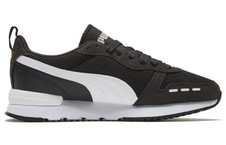 Кеды PUMA R78, размер 39 EU, черный, белый — фото 1