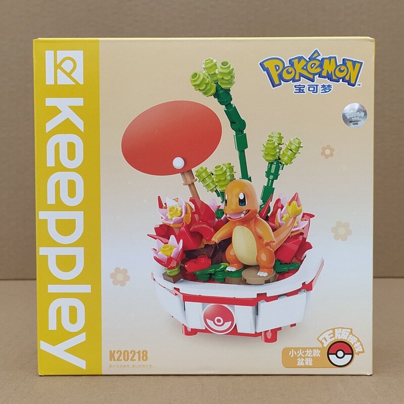 Keeppley Pokemon горшечные строительные блоки замечательные семена лягушки Geng Ghigi игрушка Pikachu модель Geny