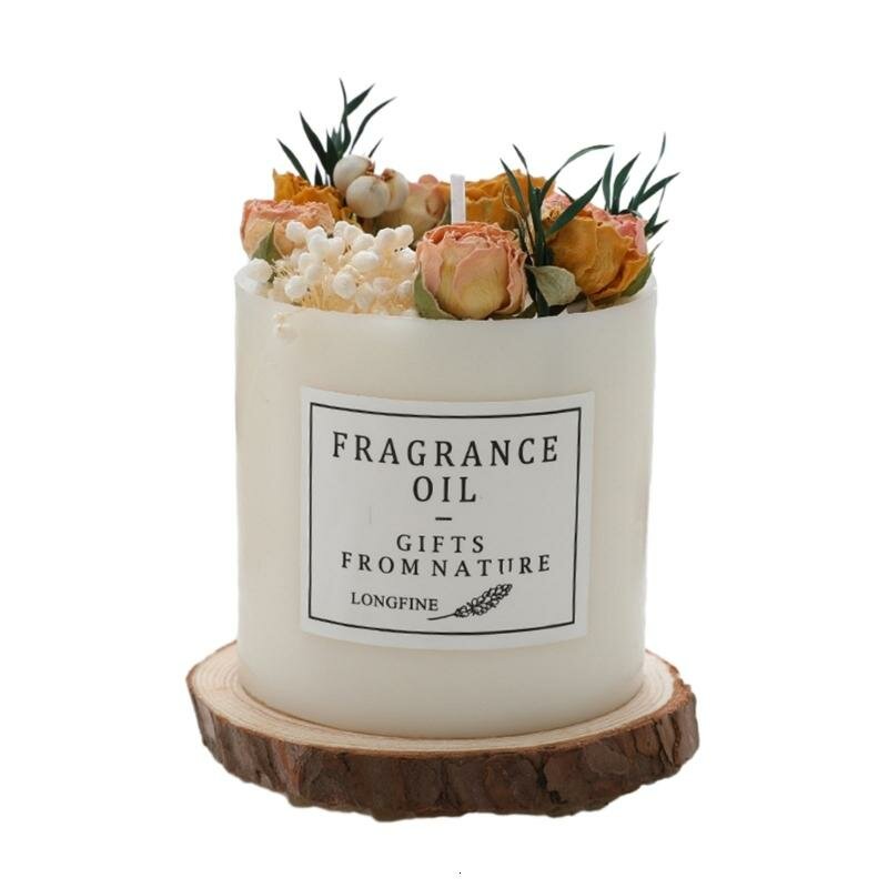 Ароматическая свеча с вечным цветком, B - 4