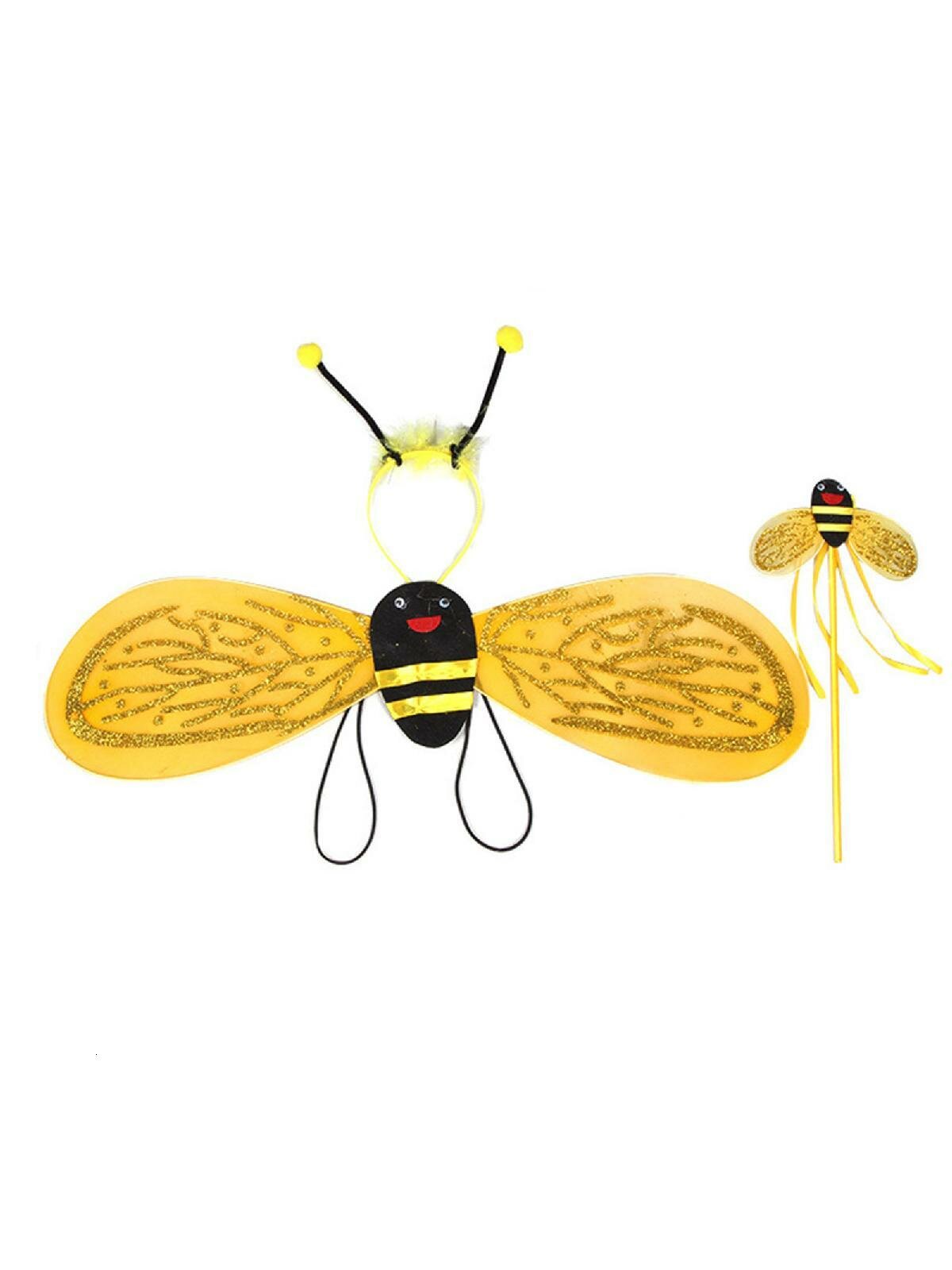 Крылья феи для костюма, Новый набор желтых пчел