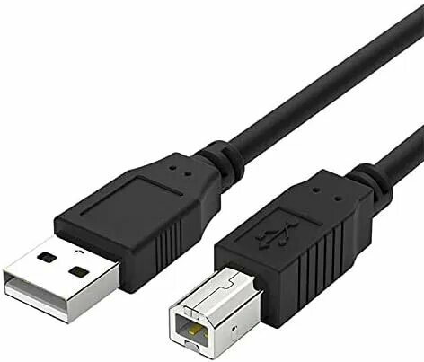 Кабель USB B MIDI 10 футов совместим с BEHRINGER UMC 404HD UMC404HD, UMC202HD UMC204HD, U PHORIA UMC22, UMC1820, PreSon