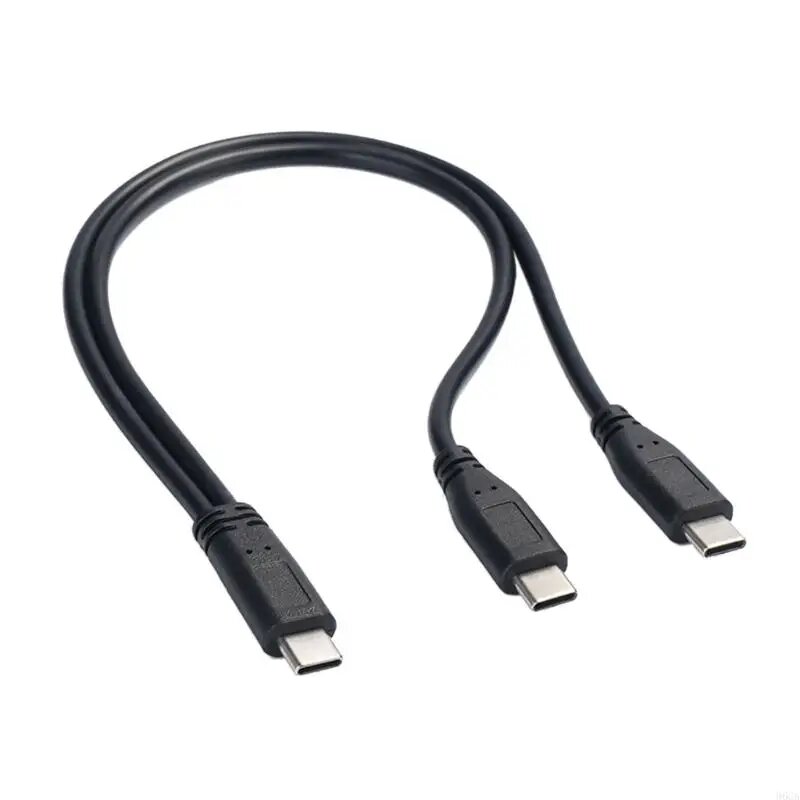 30см USB C до 2 типа C Сплиттер -сплиттер