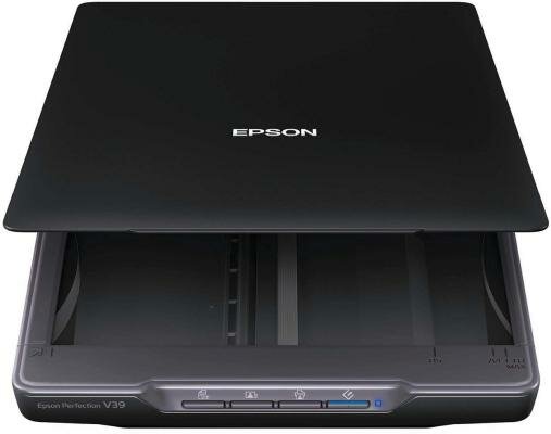 Сканер планшетный Epson Perfection V39 (B11B232201/401/502) A4 черный