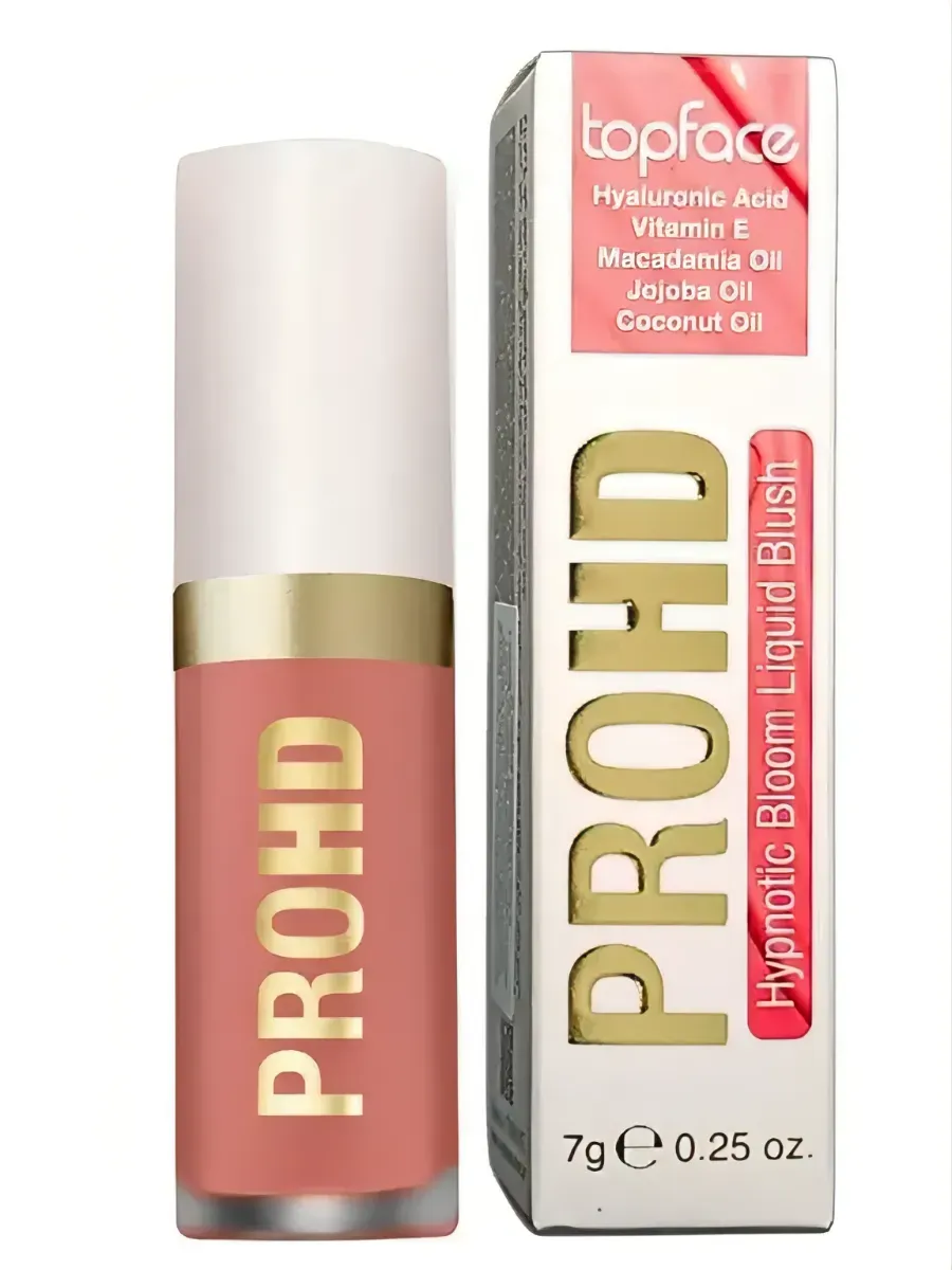 Румяна Topface ProHD Hypnotic Bloom Liquid Blush, Легкие жидкие с сияющим финишем, 003