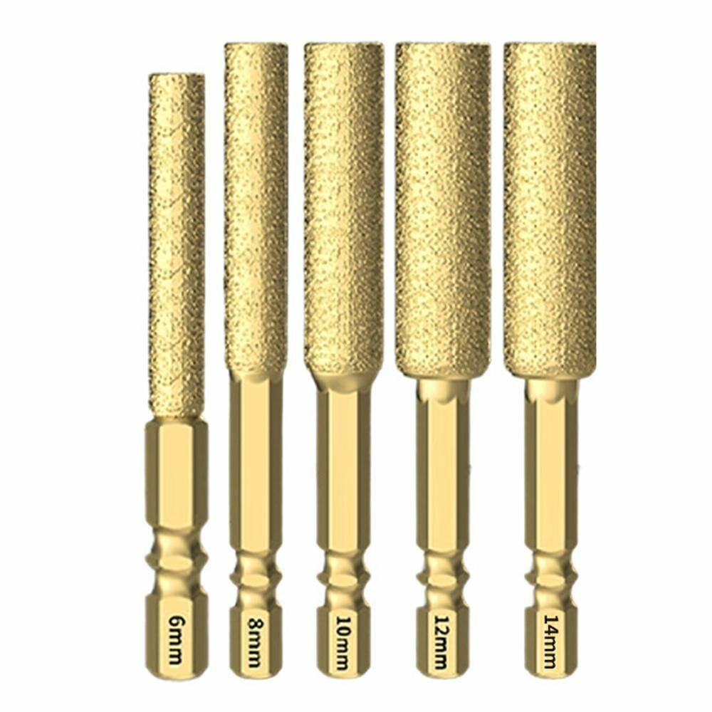1 шт. Сверло с шестигранным хвостовиком 6-14 мм для мрамора и гранита, инструмент для вскрытия отверстий