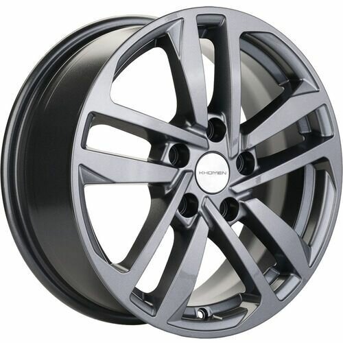 Колесный литой диск KHOMEN KHW1612 (ZV_16 Mazda 3/ix35) R16x6.5 5x114.3 ET45 CB67.1 Gray