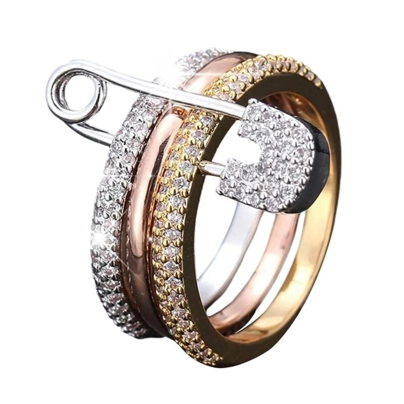 Кольцо-капель из меди с цирконием, 1 - 4