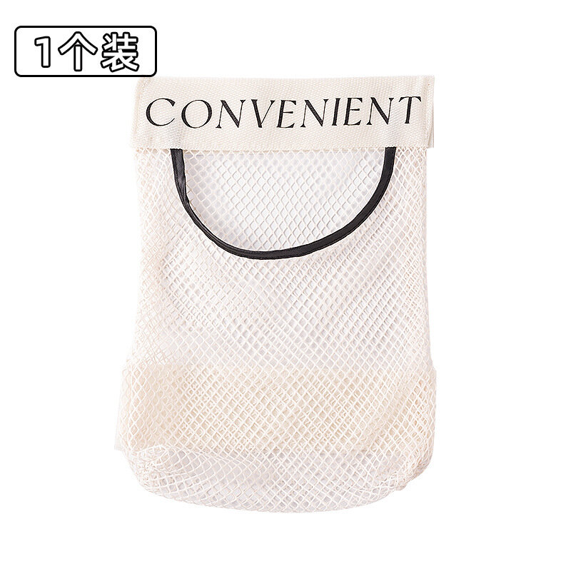 Мусорный мешок для хранения, кухонный пластиковый мешок, магическая лента, сетчатый мешок, настенный мешок для шкафа, удобный сетчатый мешок